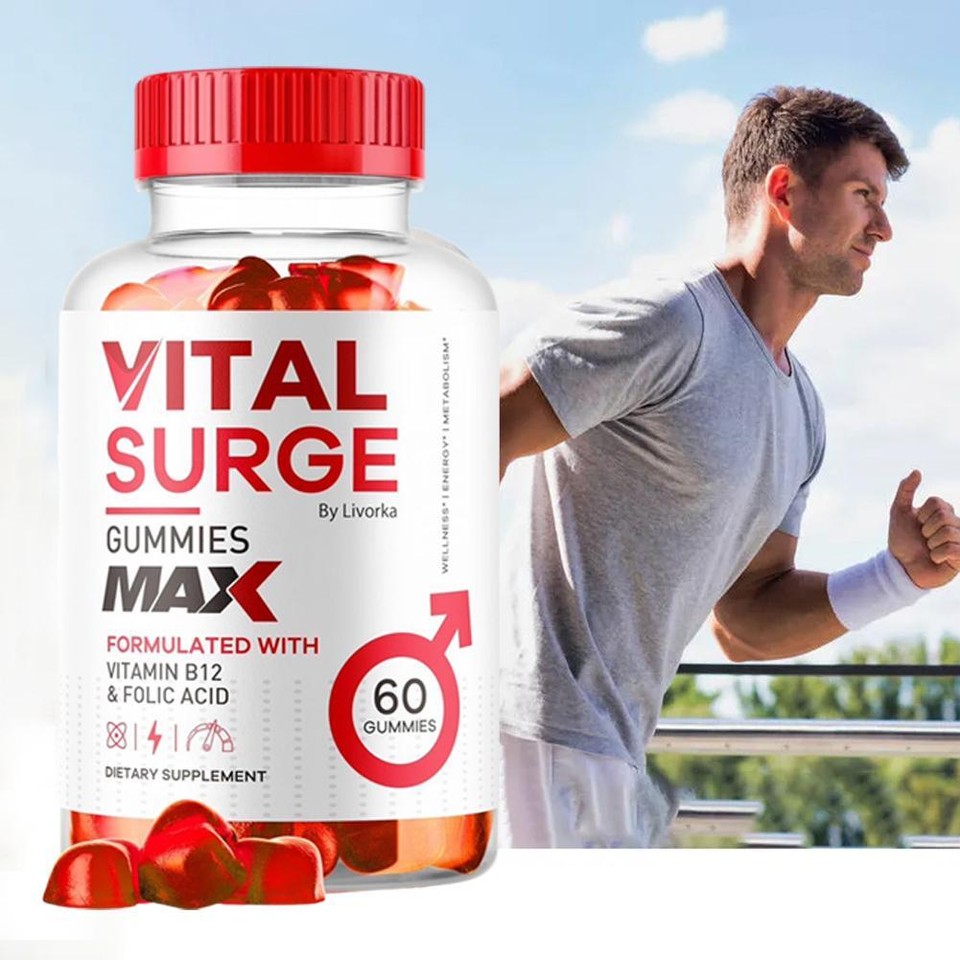 Vital Surge Male Gummies: Max Strength, Advanced Formula, 60-Count | eBay