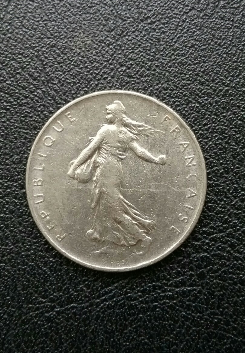 1968 REPUBLIQUE FRANCAISE LIBERTE EGALITE FRATERNITE 1 FRANC COIN | eBay