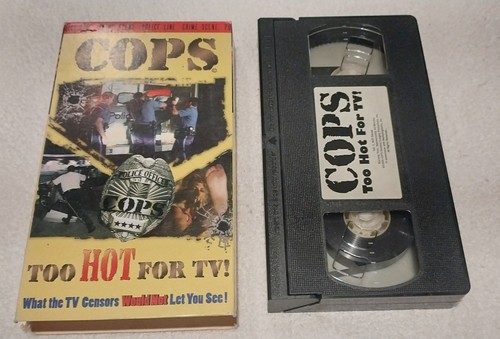 COPS Too Hot for TV Volume 1 VHS Video Tape 1995 Collector's Edition | eBay