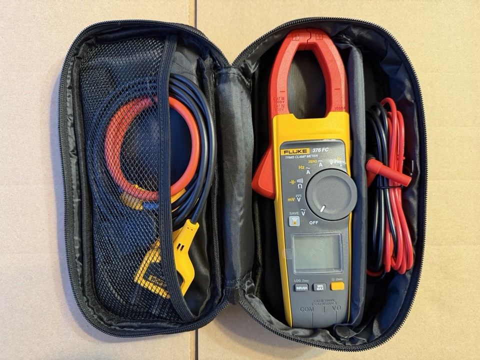 Fluke 376 FC Wireless True RMS 1000A AC/DC Clamp Meter i2500-18 iFlex ...