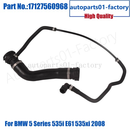 17127560968 Coolant Radiator Hose For BMW 535 E60 5 Series 535i E61 ...