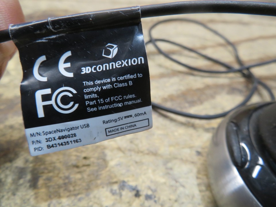 3DConnexion SpaceNavigator USB 3D Mouse - Model 3DX-600028 | eBay