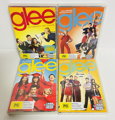 Glee Complete Season 1-4 DVD, 2011, DVD, PAL 4, Free Australian Post ...