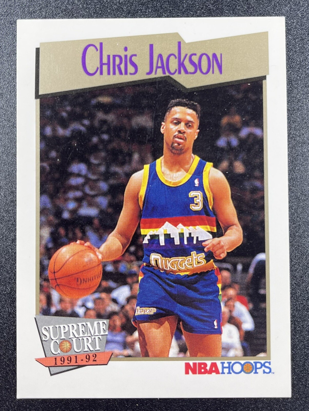 1991 NBA Hoops #461 Chris Jackson Denver Nuggets Supreme Court | eBay