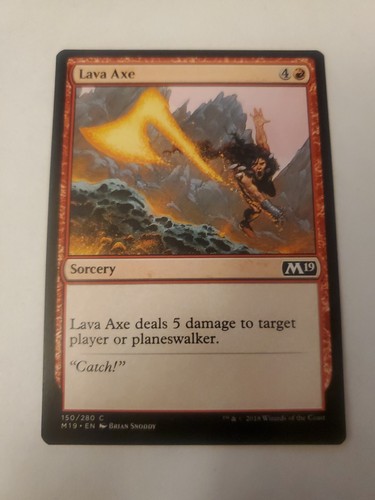 MTG Lava Axe Core Set 2019 150/280 Regular Common | eBay