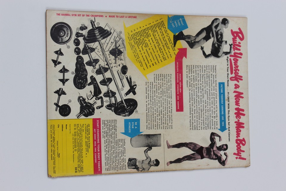 Vintage Muscle Power The Body Builder Magazine June 1953 Alan Stephan ...