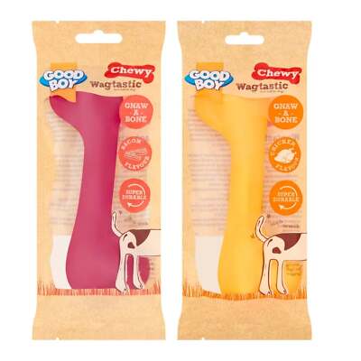 Good Boy Gnaw-A-Bone Dog Toy (Single) Assorted Flavours | eBay UK