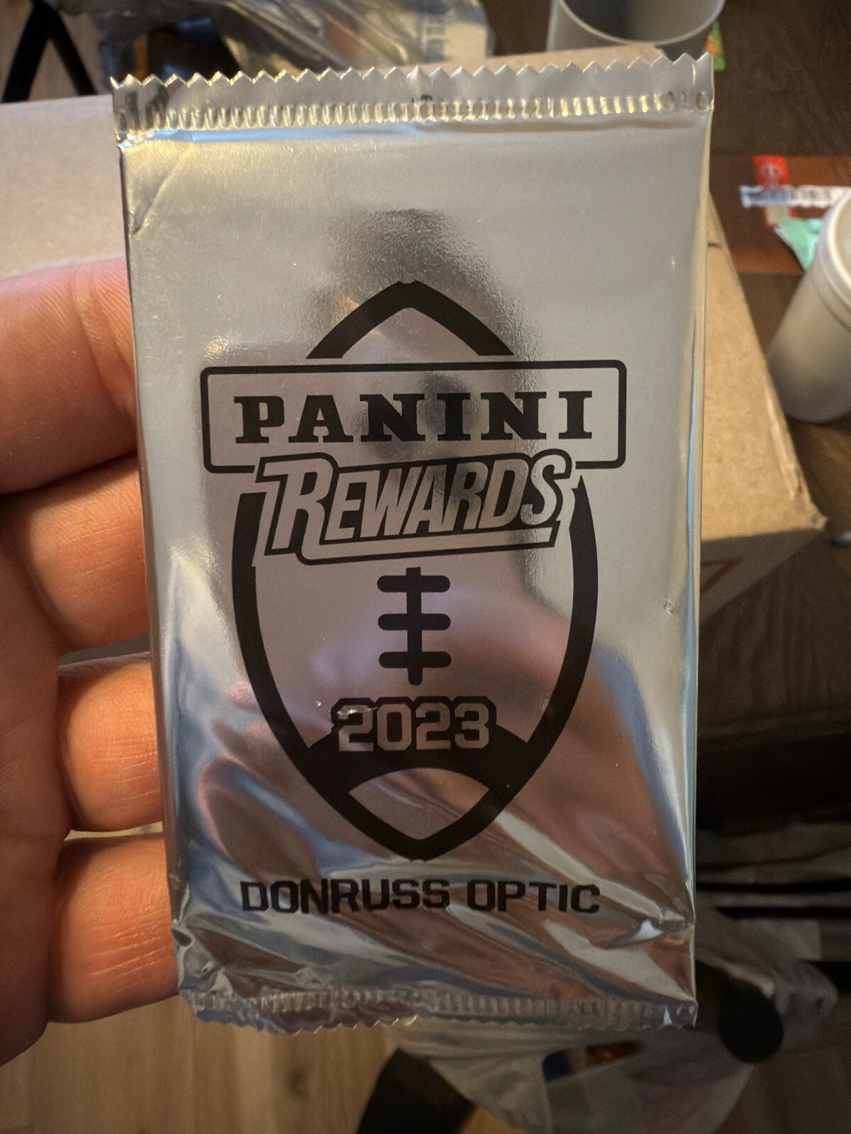 Sealed Panini Rewards 2023 Donruss Optic Football White Sparkle Pack (3 ...