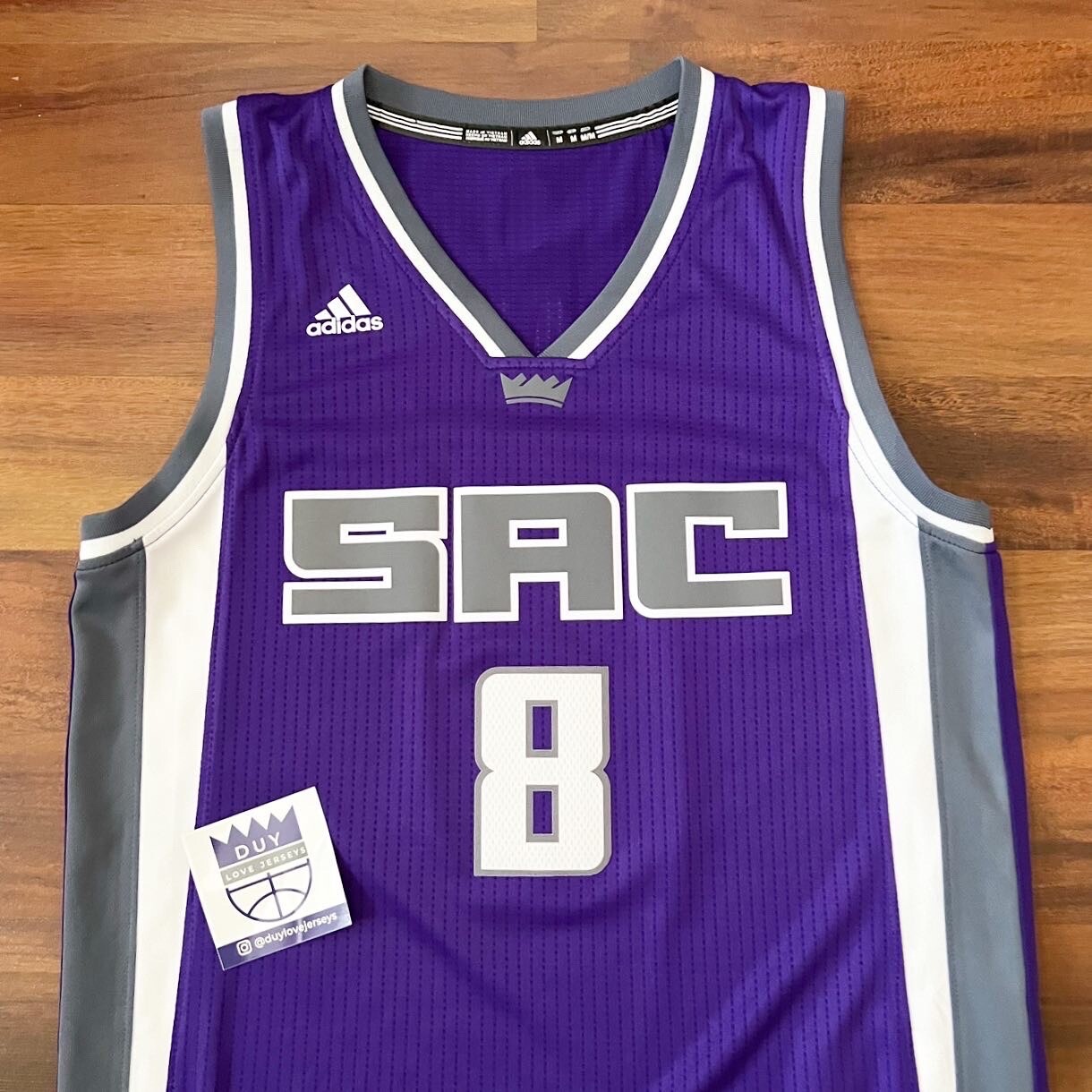 Sacramento Kings Bogdan Bogdanovic adidas NBA Swingman Jersey Mens sz Medium | eBay