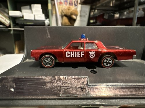 REDLINE HOT WHEELS RED FIRE CHIEF CRUISER NO TONING mint | eBay