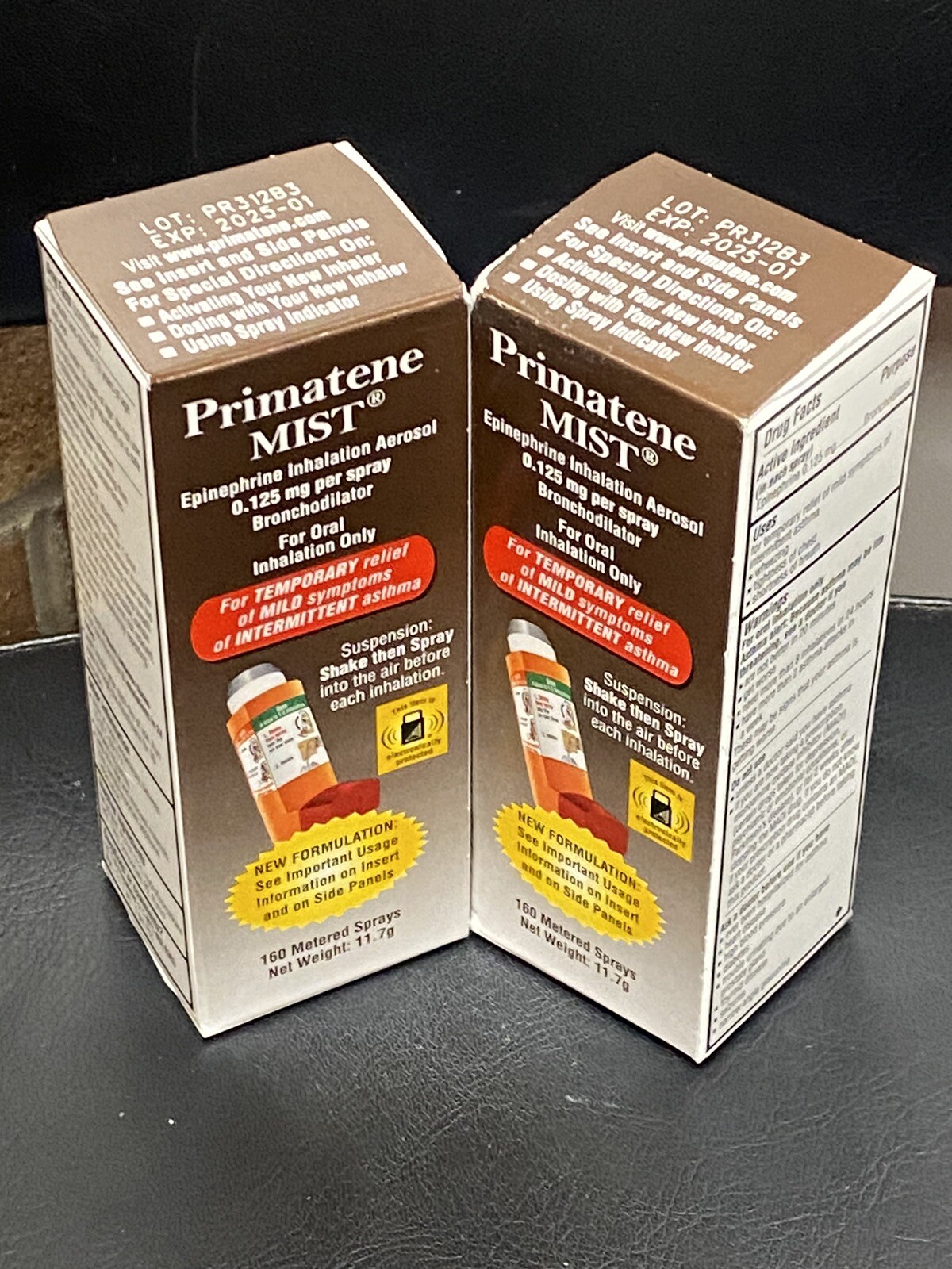 🔥Primatene Mist Asthma Relief Inhaler Lot of 2 EXP 01/2025 🆕(SB ...