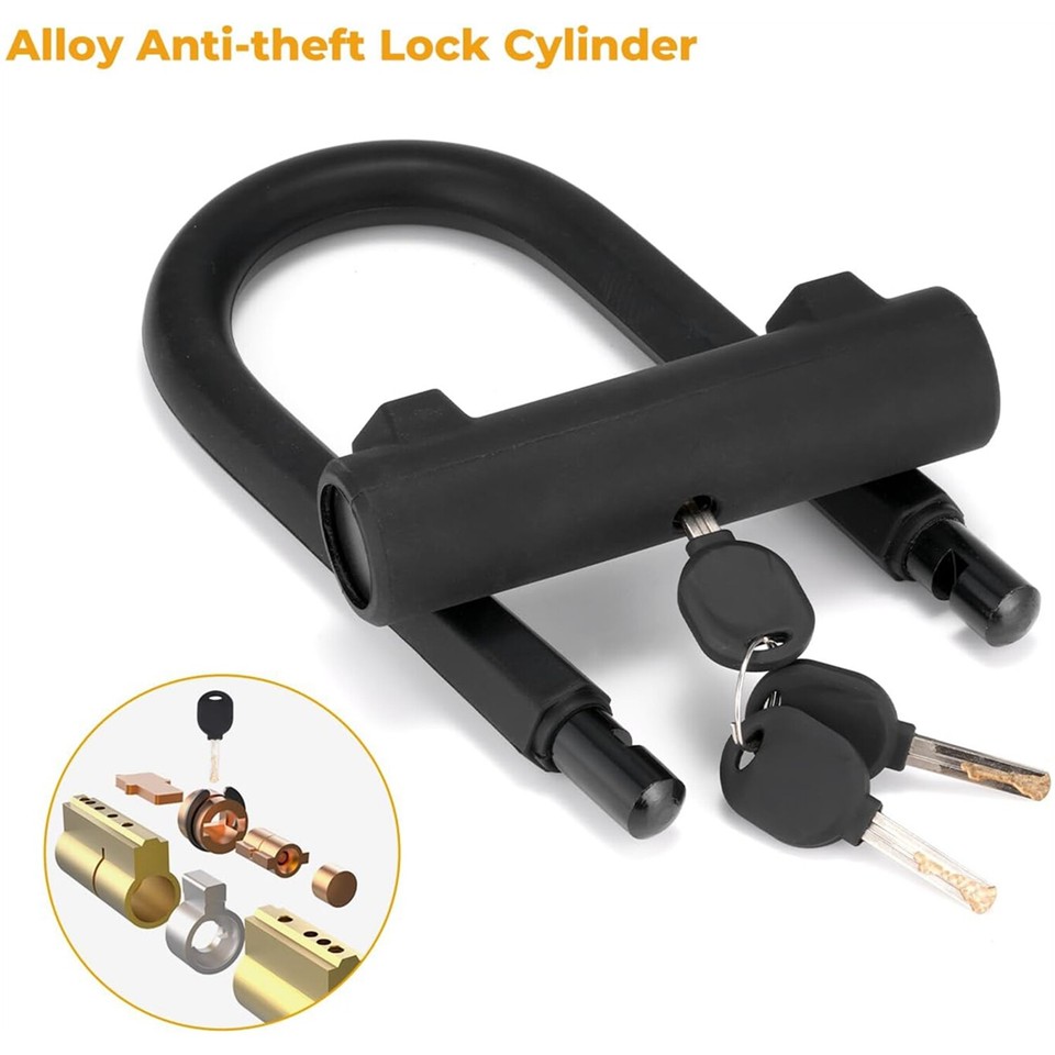Bike Lock Electric Scooter Lock Heavy Duty Motorcycle Safety Anti-theft ...