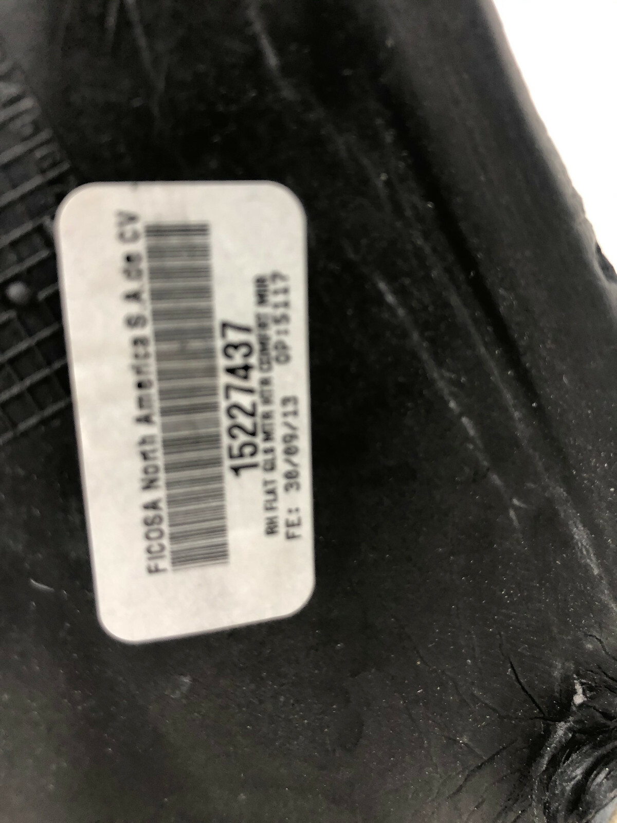 Black Passenger Side View Mirror Power OPT De5 Fits 08-17 Express 2500 ...