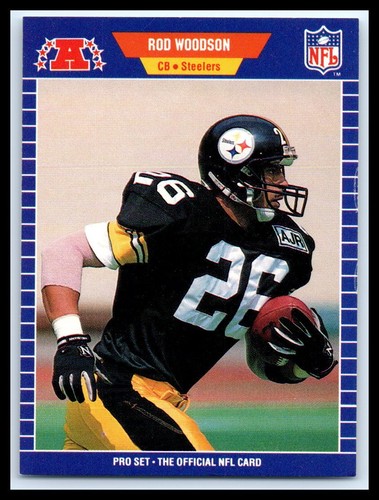 1989 Pro Set #354 Rod Woodson MT-NRMT Rookie Football Card | eBay