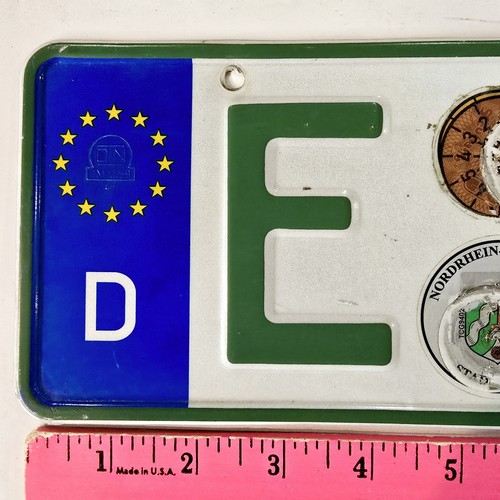 GERMANY LICENSE PLATE 🔥FREE📬🔥 E QN 8061 ~ EUROPEAN TAX EXEMPT TAG | eBay