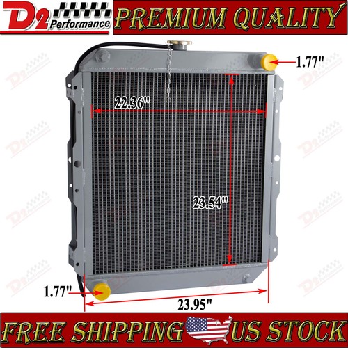 Radiator Fits Generac Generator with Ford Engine 23 1/2" x 21 15/16 ...