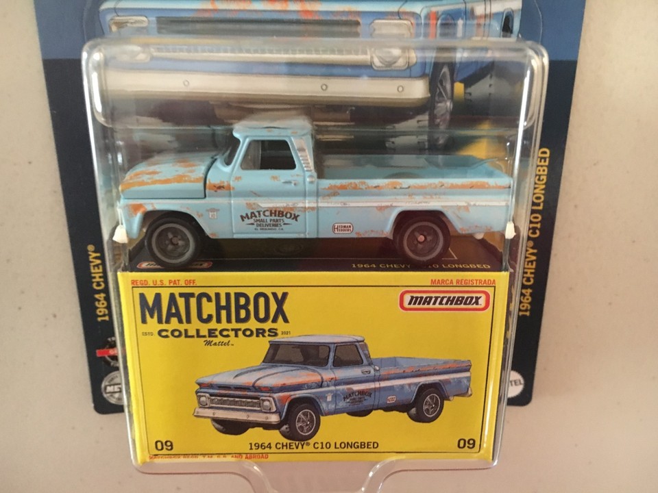 2022 Matchbox Collectors #09 1964 Chevy C10 Longbed LIGHT BRIGADE BLUE ...