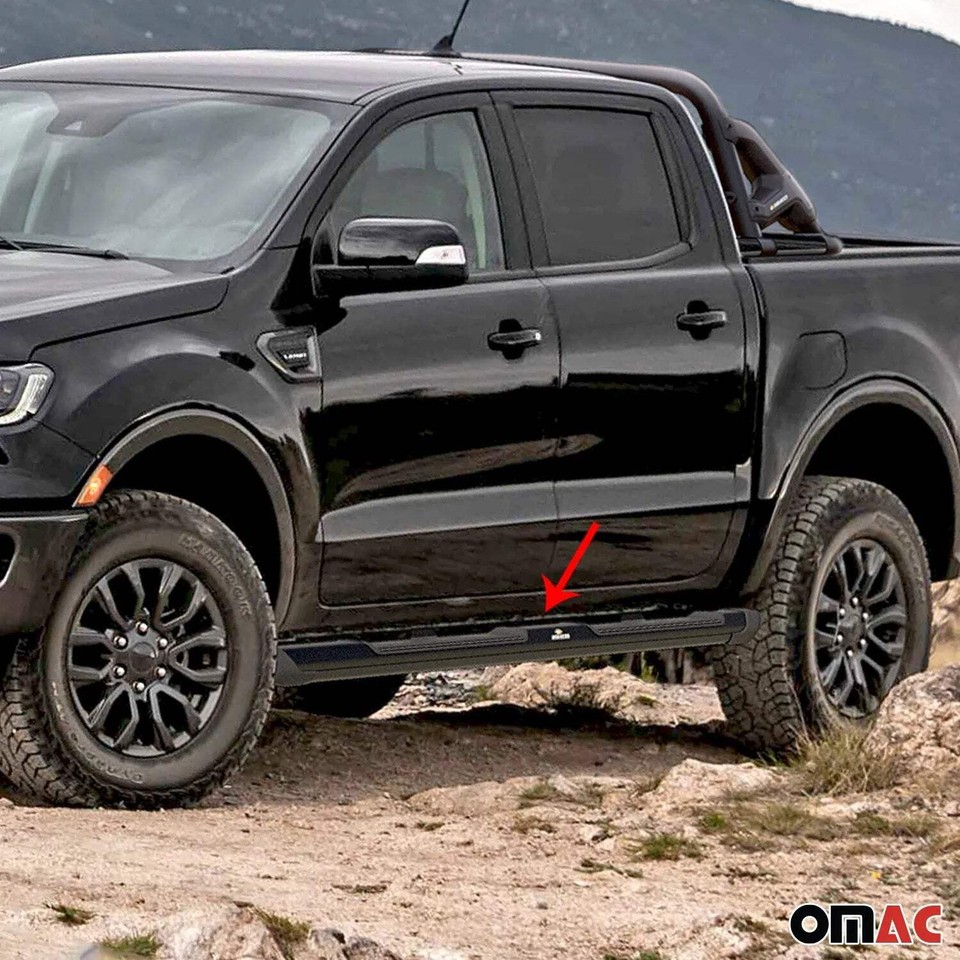 2019-2023 Ford Ranger Crew Cab Running Board Nerf Bar Side Step | eBay