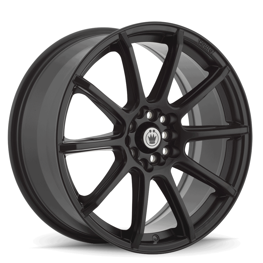 4 New 18X8 Konig Control Black Matte Wheel/Rim 5X110 ET40 CL88T15405 | eBay