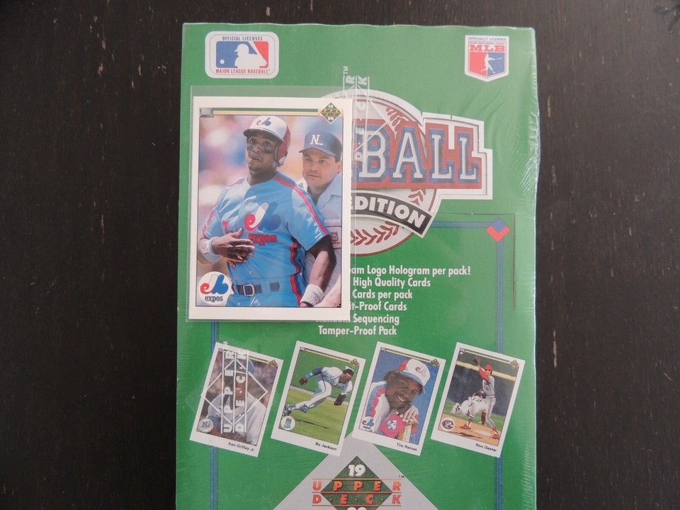 1990 Upper Deck Hubie Brooks Expos Promo Proof Baseball Card Sample ...