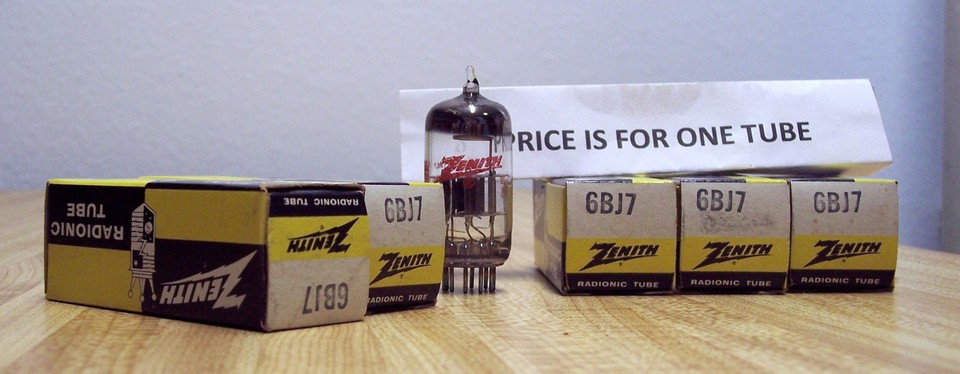 Zenith 6BJ7 Triple Diode Tube NOS Quantity TESTED | eBay