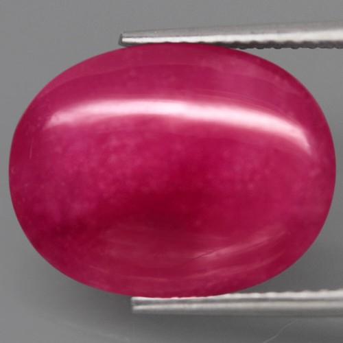 7.7Ct.Heated Natural Ruby Pinkish Red Oval Cabochon Winza,Tanzania Gem ...