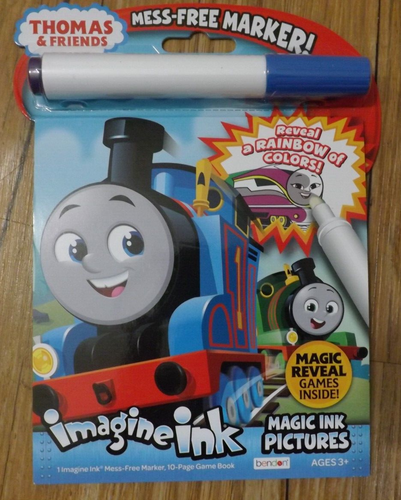 NEW Thomas the train & Friends Imagine Ink Activity Book with Marker ...