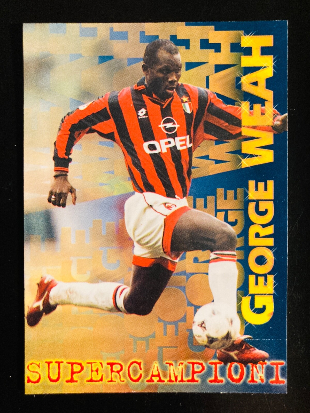 1996-97 Panini Calcio cards 1997 Supercampioni # 247 George Weah AC ...