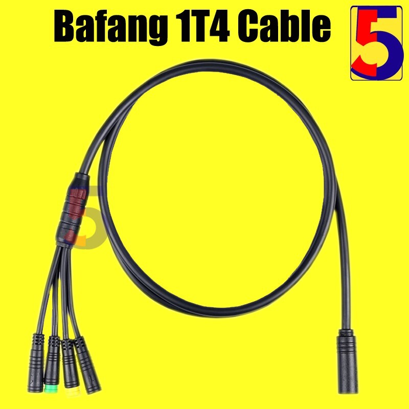 For Bafang 1T4 extend cable E-Bus Wiring Harness Cable BBS01 BBS02 ...