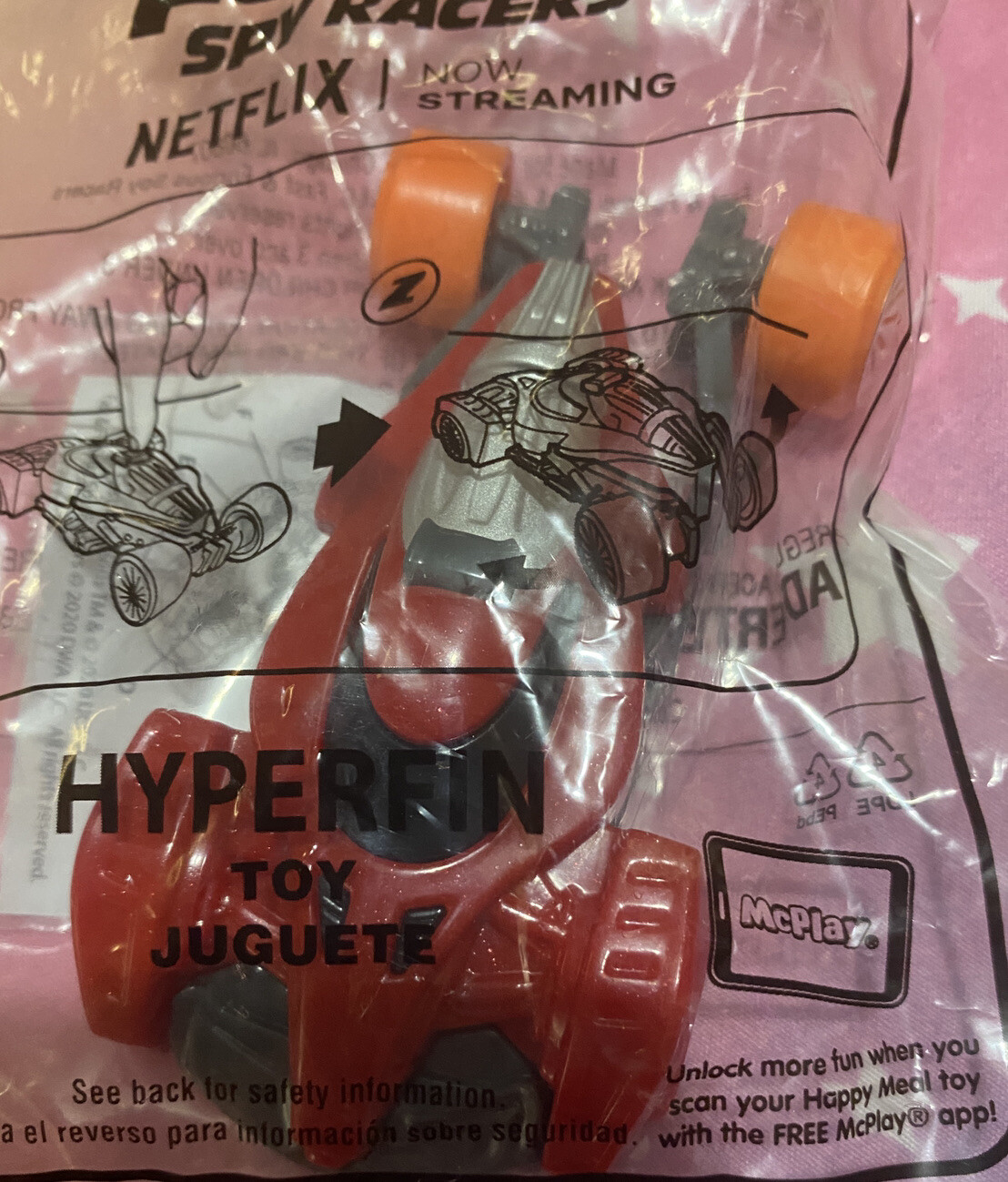 McDonald's Fast and Furious Spy Racers #6 HYPERFIN 2020 Happy Meal Toy ...