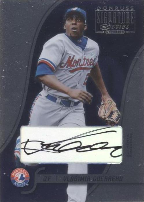 2003 Donruss Signature Series - Vladimir Guerrero #54 Authentic ...