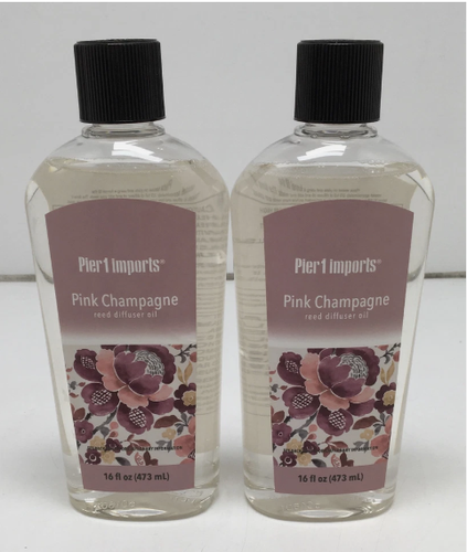 Pier 1 Imports Pink Champagne Reed Diffuser Oil 16 FL Oz. - Lot of 2 | eBay