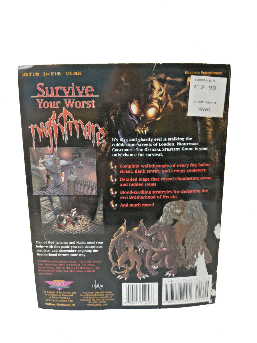 Nightmare Creatures Ignatius Nightmare Creatures Ignatius First