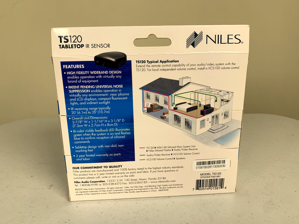 Niles FG01581 - TS120 - Table Top IR Sensor | eBay