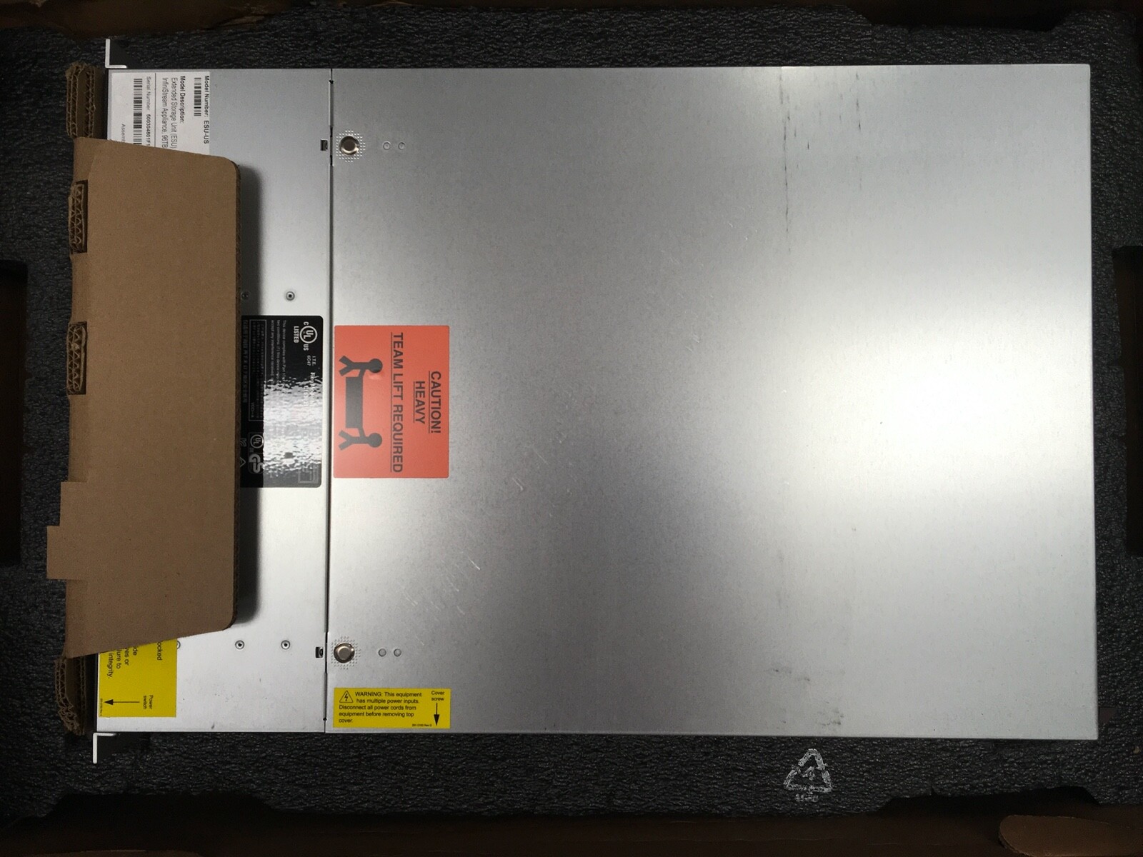 NetScout InfiniStream Extended Storage Unit 21-356892 NO DRIVES ️️ ️️ ...