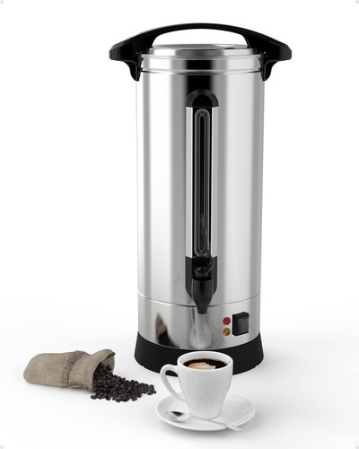 Coffee Urn 65 Cups, Commercial Grade Hot Water Dispenser with Coffee ...