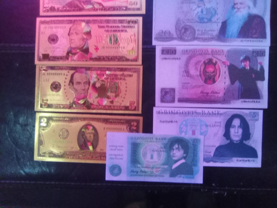 Harry Potter/Donald Trump Novelty Banknotes Uk/Usa | eBay UK