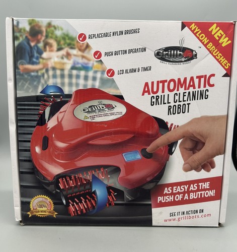 Grillbot Automatic Grill Cleaning Robot - Red - Sealed | eBay