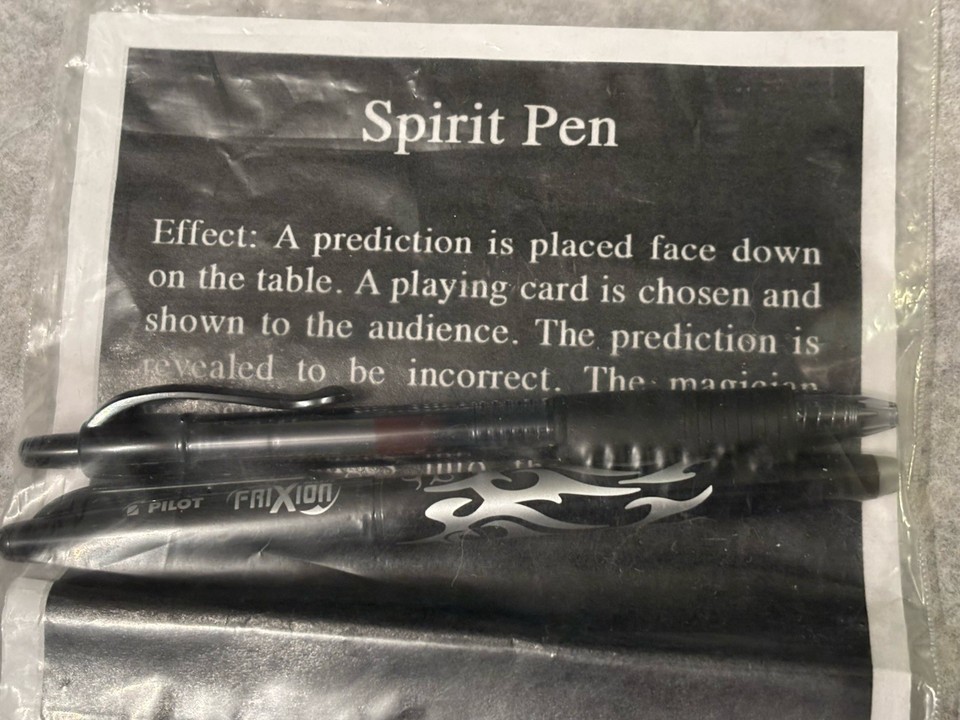 Spirit Pen Magic Trick Slight of Hand GREAT SHAPE NEVER USED | eBay UK
