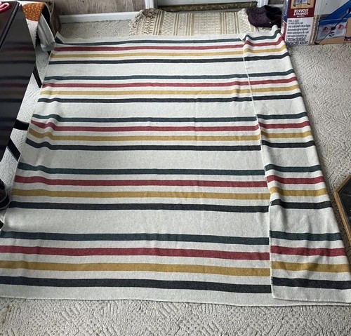 Pendleton Washable Wool Blanket (91 x 88) Glacier Park | eBay