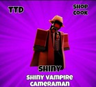 Shiny Vampire Cameraman - Toilet Tower Defense | TTD | CHEAP - ROBLOX ...