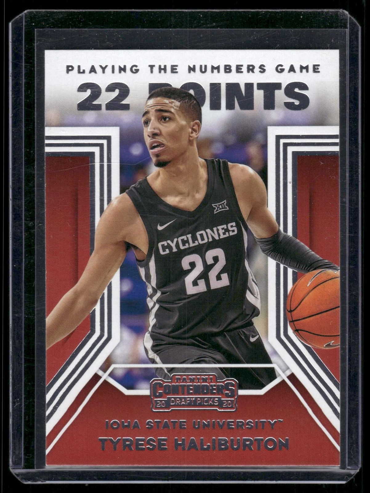 2020-21 Panini Contenders Draft Picks - Playing the Numbers Game Tyrese ...