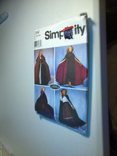 Simplicity 5794 Misses Capes Pattern Medieval Renaissance Size 6 - 20 ...