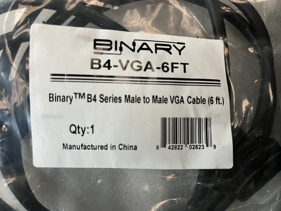 Binary B4-VGA -6ft | eBay