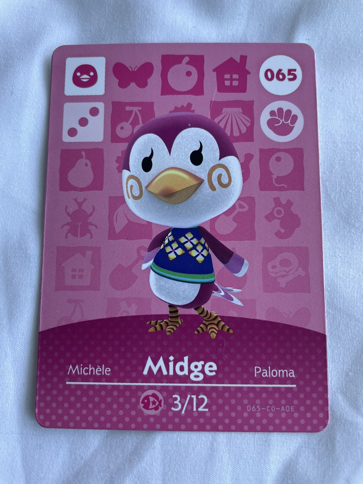 Nintendo Animal Crossing Card Midge Bird 3/12 065 | eBay