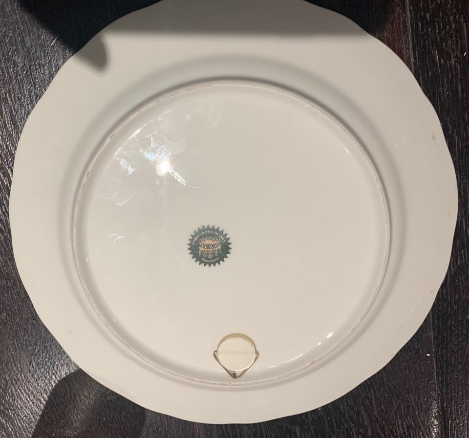 VTG Royal Schwabap Hand Decorated Plate signed by Hunnik 1984 Holland ...