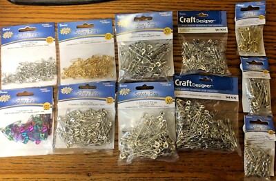 DARICE JEWELRY DESIGNER SAFETY PINS YOUR CHOICE SIZE & AMT. | eBay