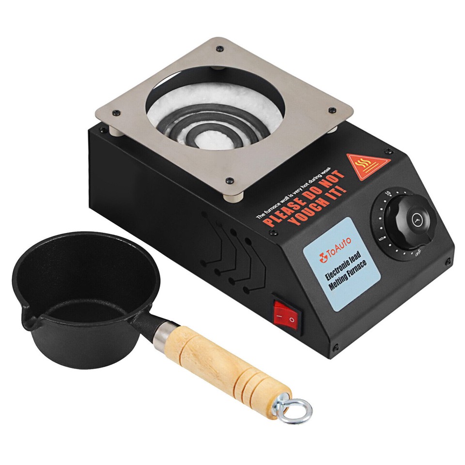 TOAUTO Lead Melting Pot Melting Tin Furnace for Fishing Weight Molds ...