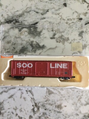 Con-Cor N Scale Soo Line 50’ boxcar 001-881302 Car #76208 | eBay