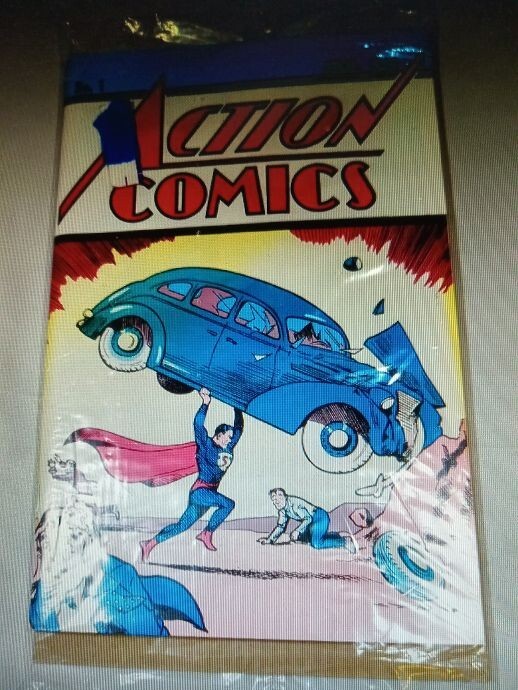 BLUE Action Comic No.1 Superman REPRINT One In A MILLION | eBay